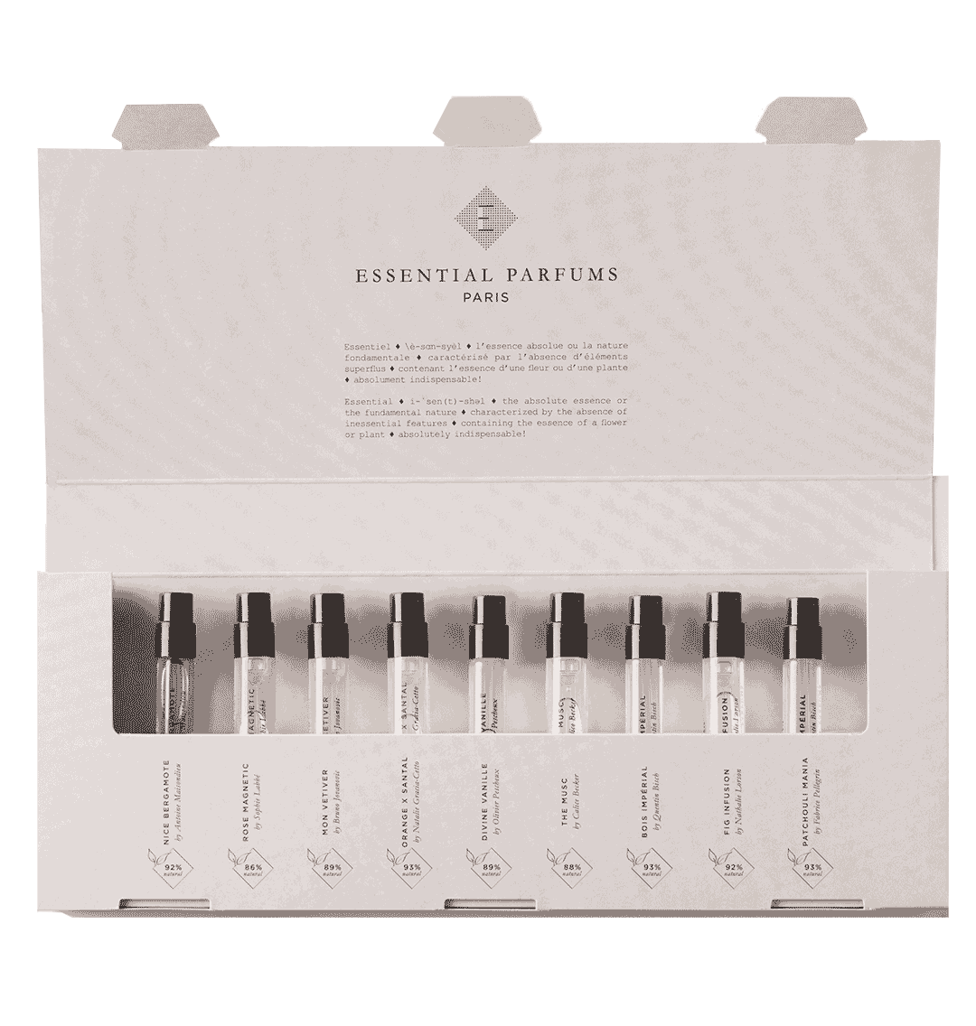 Essential Parfums Discovery Set (9x2ML) | Scentrique Niche Perfumes